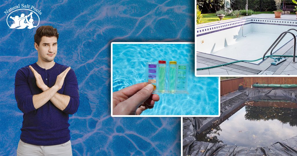 Common swimming pool mistakes made during WINTER. | Blog